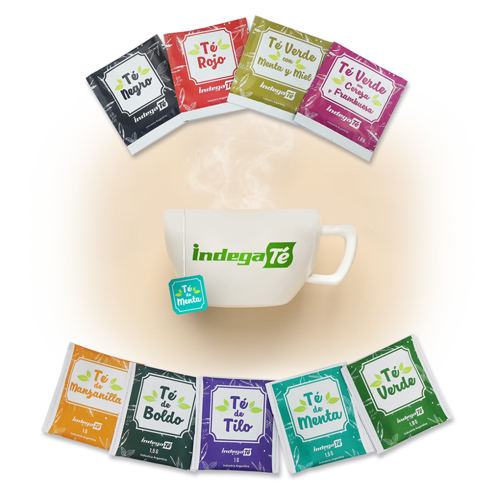 Indega Té Sabores Para Todo El Día Té Negro Rojo Verde Hierbas E